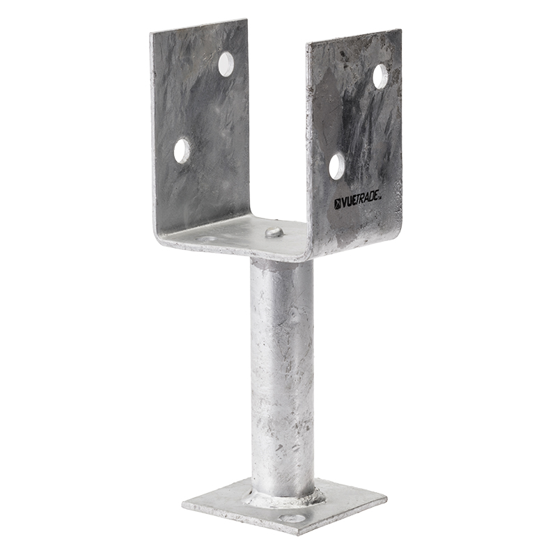 Bolt Down Post Support Galvanised Vuetrade Bolt Down Post Support Galvanised Vuetrade