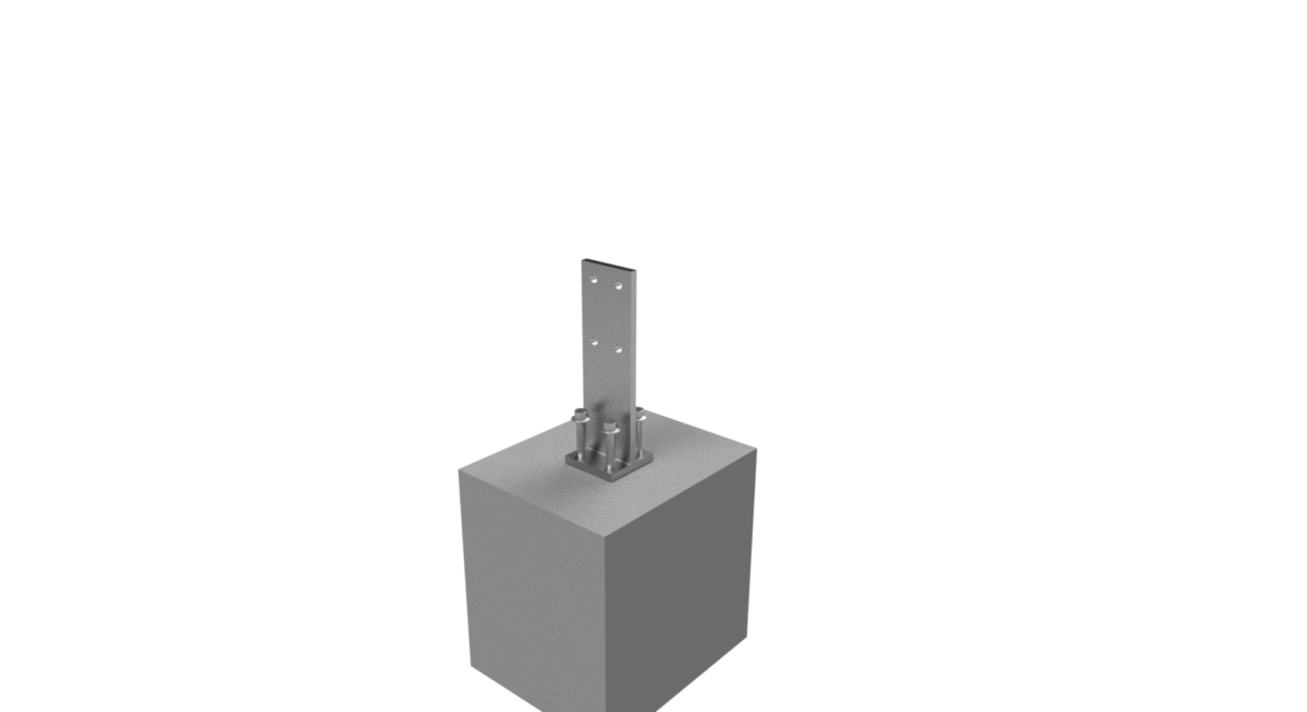 STAINLESS STEEL T-BLADE POST SUPPORTS - VUETRADE