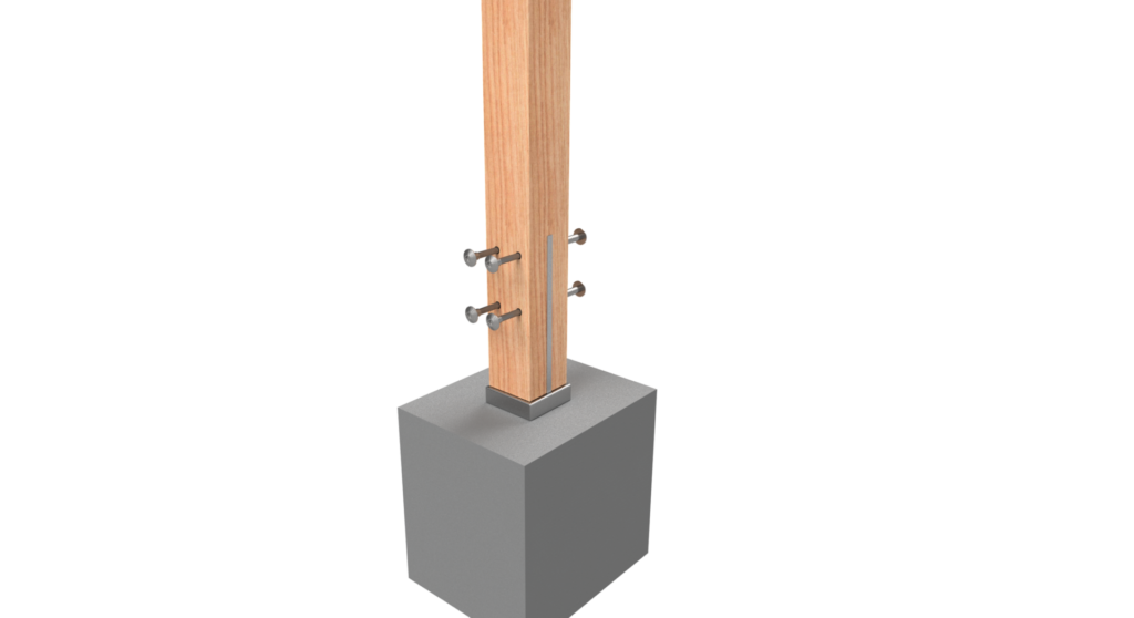 STAINLESS STEEL T-BLADE POST SUPPORTS - VUETRADE