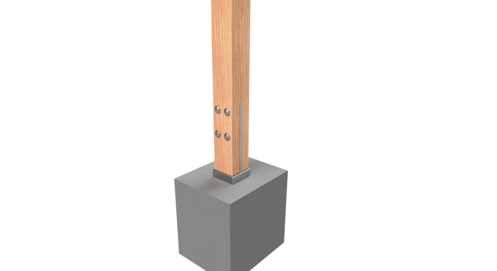 STAINLESS STEEL T-BLADE POST SUPPORTS - VUETRADE