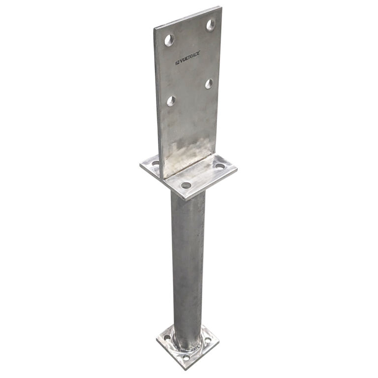 Stainless Steel T-Blade Post Supports with Legs