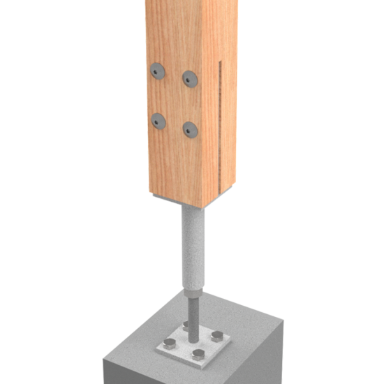 T-Blade Post Supports - Adjustable Leg