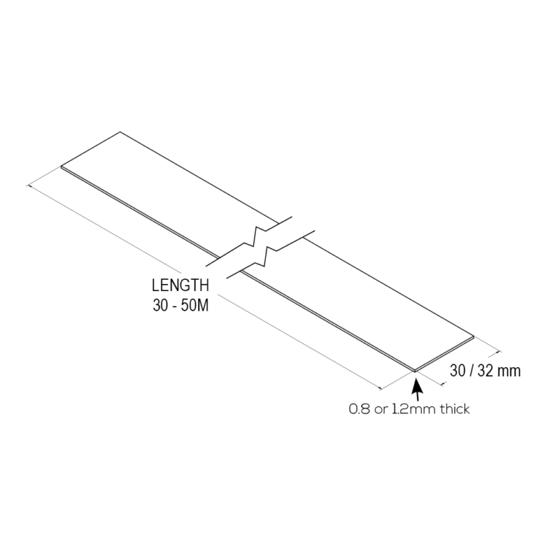 VUEBRACE UNPUNCHED BUILDER’S STRAPPING - VUETRADE