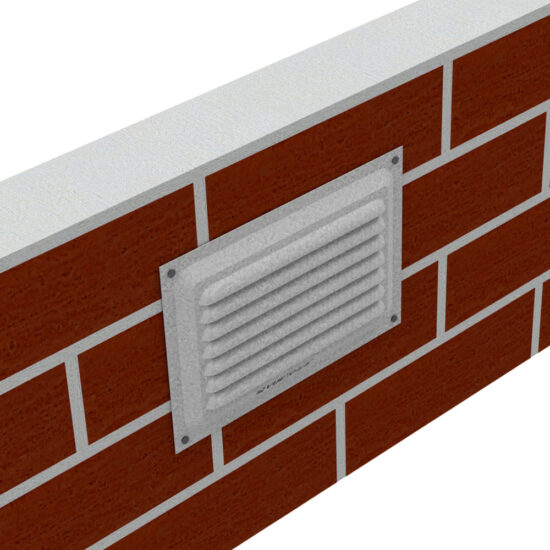 Flat Face Louvred Vents