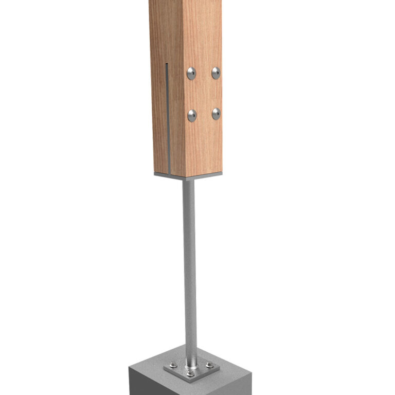 STAINLESS STEEL T-BLADE POST SUPPORTS - VUETRADE