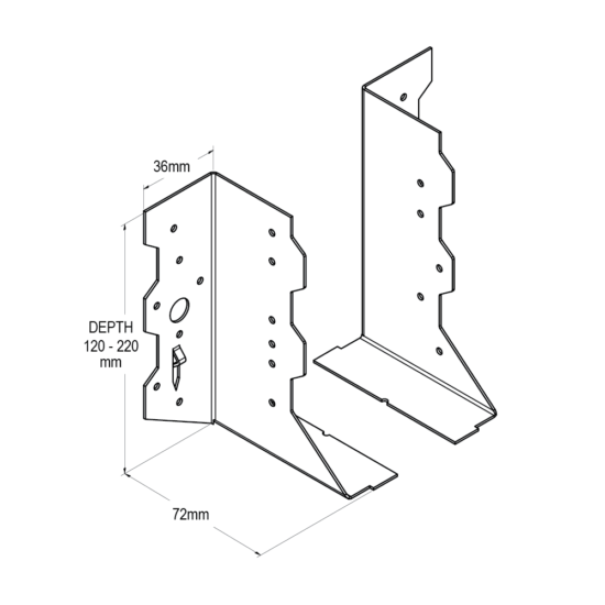 Stainless Steel Split Joist Hangers