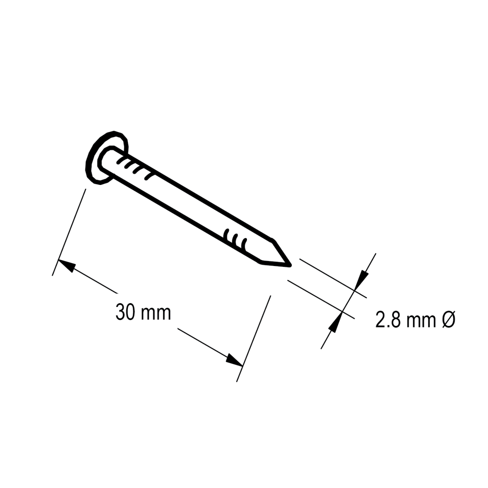 Sensio Connex CONNEX HV4441 4 X 50mm A250 Anchor Nails(250 Pieces ...