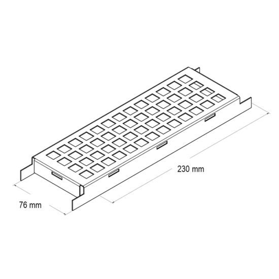 Stainless Steel Sub Floor Punched Vents