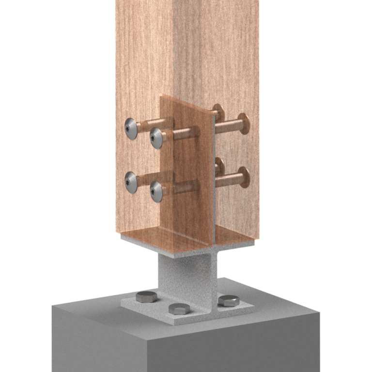 Double T-Blade Post Supports