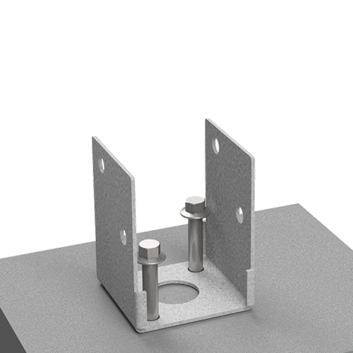 Tradies Bolt Down Post Support - VUETRADE